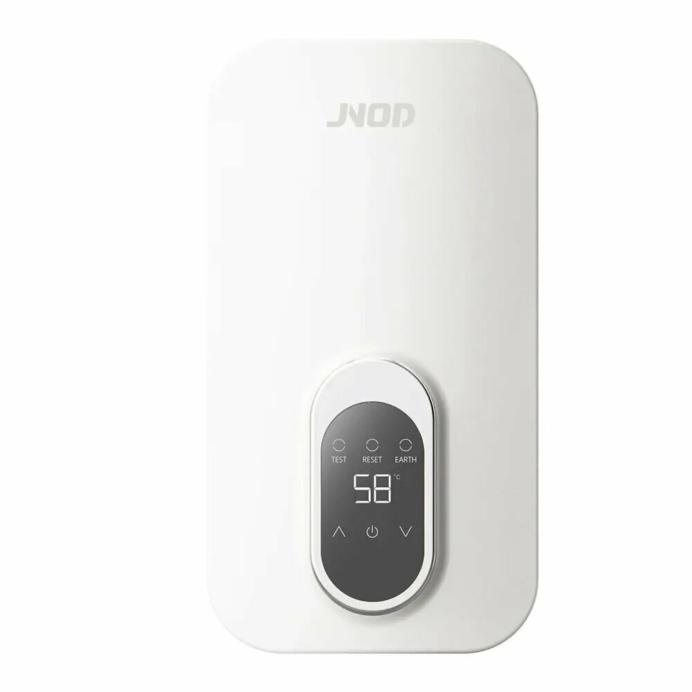 Мгновенный электрический водонагреватель JNOD белый, 3,5-6,5 кВт, для ванной и кухни
