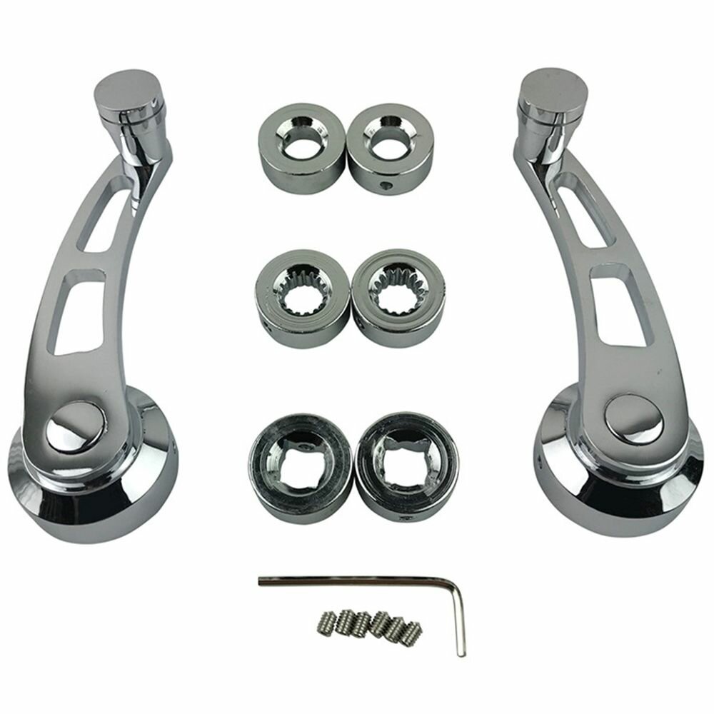 Хромированная алюминиевая оконная рукоятка 4-1/4 дюйма для chevrolet, ford, chrysler, dodge