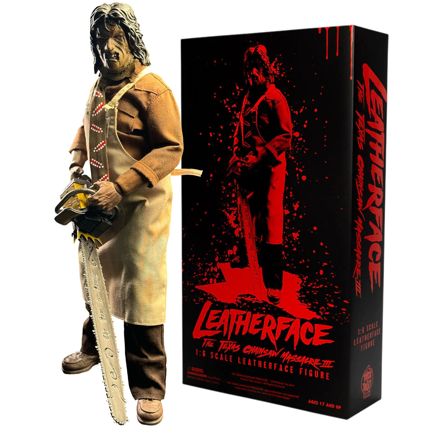 Фигурка коллекционная Кожаное Лицо "Техасская резня бензопилой 3" от Trick or Treat, коллекционное издание