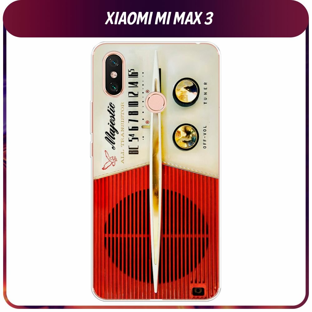 Чехол на Xiaomi Mi Max 3 / Сяоми Ми Макс 3 с принтом "Радио"