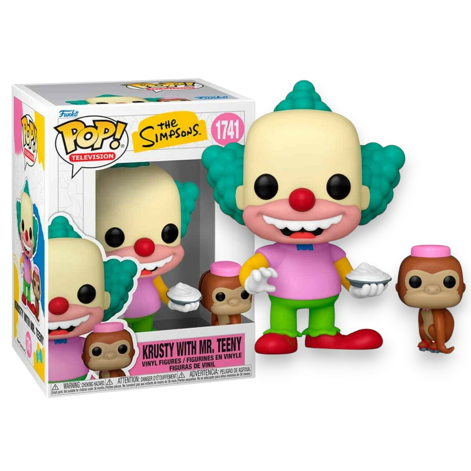 Фигурка Funko Pop! коллекционная Клоун Красти "Симпсоны" 1741, оригинал (Фигурка Фанко Поп)