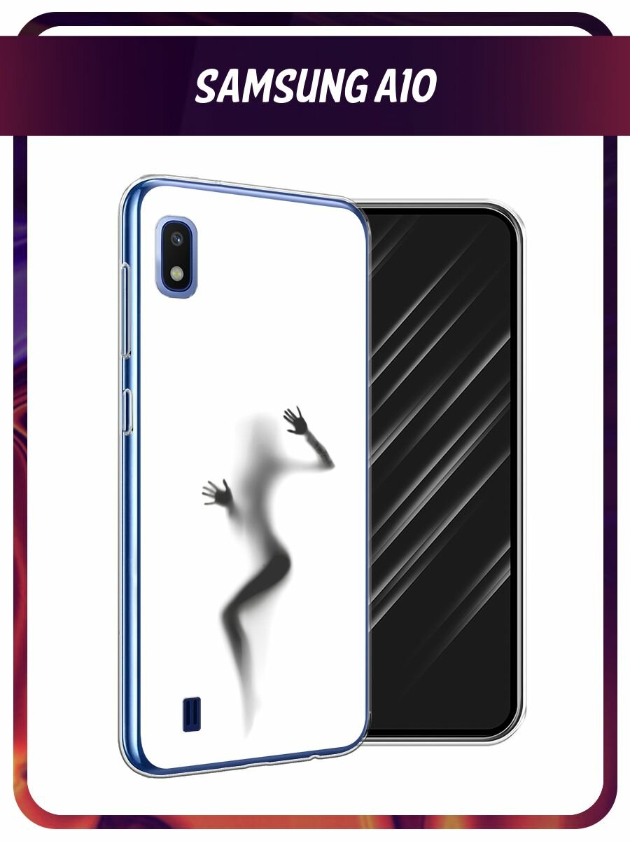 Чехол на Samsung Galaxy A10 / Самсунг Галакси А10 с принтом "Девушка в душе"