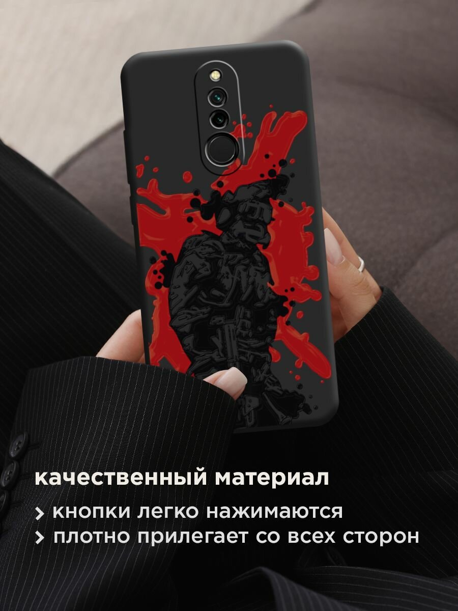 Чехол на Xiaomi Redmi 8 / Редми 8 с принтом "В пылу сражения 2" — фото 1