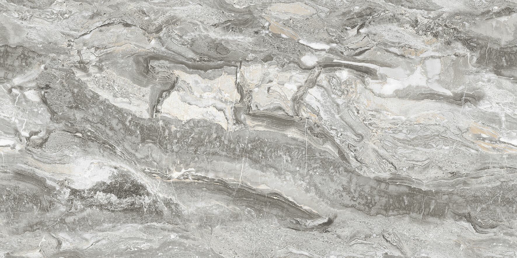 Ceradim Керамогранит Ocean Awesome Grey серый полир 60x120 8,3 мм (цена за 1.44 м2)