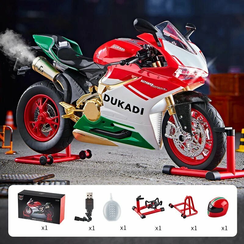Модель мотоцикла Ducati Panigale 1:9 металлическая With retail box