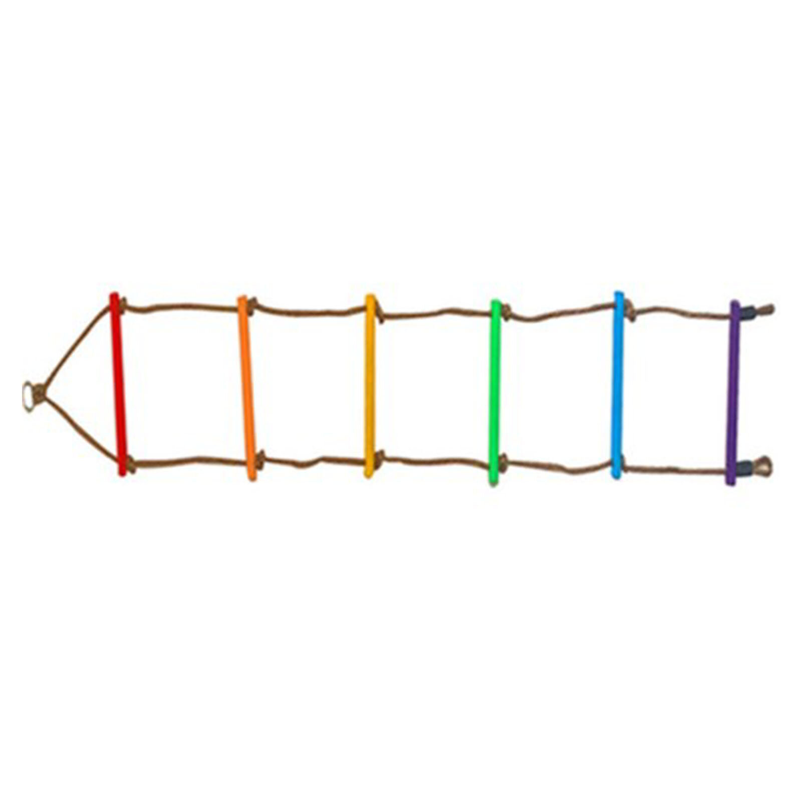 Детская веревочная лестница для тренировок, многоуровневая, прочная и яркая, для дома и спорта