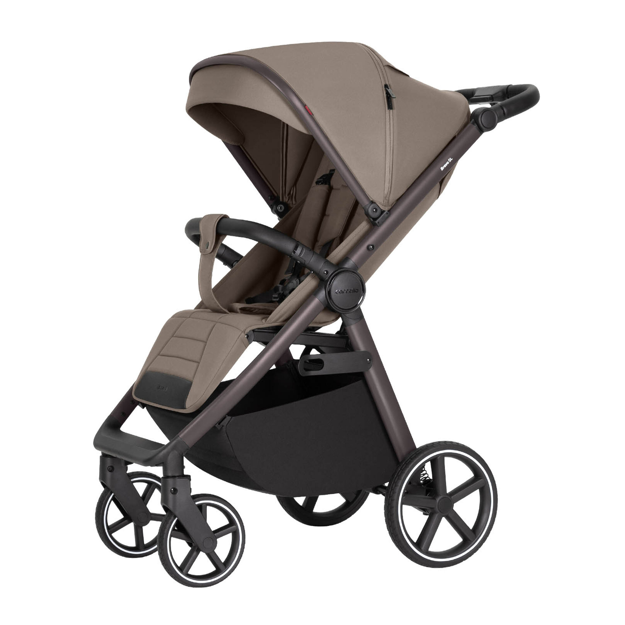 Прогулочная коляска Carrello Bravo SL, цвет Desert Beige (Серо-бежевый), артикул производителя CRL-5520