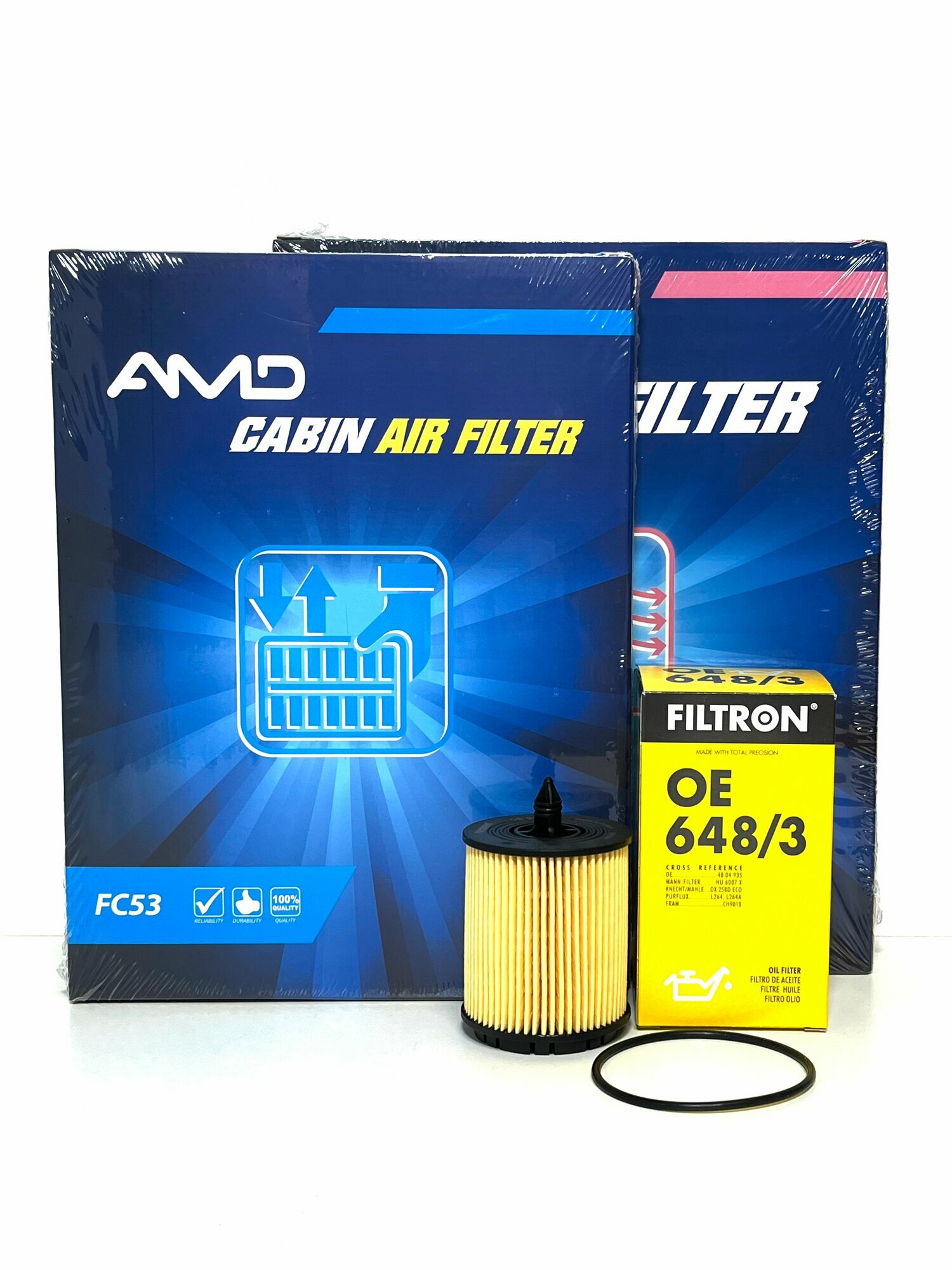 Комплект фильтров Chevrolet Captiva C140 2.4 167 л. с. Opel Antara C145 (Шевроле Каптива 2011 - 2015 Опель Антара 2010 - 2015) фильтр воздушный + салонный + масляный