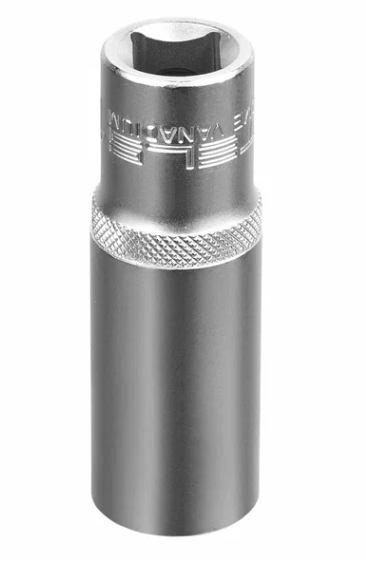 Головка торцевая удлиненная, 18 мм, 6-гранная, crv, под квадрат 1/2"// stels