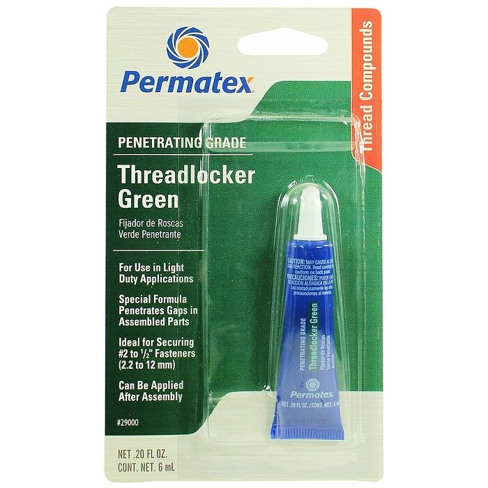 Фиксатор резьбы "PERMATEX " (6 г) (зеленый, проникающий)
