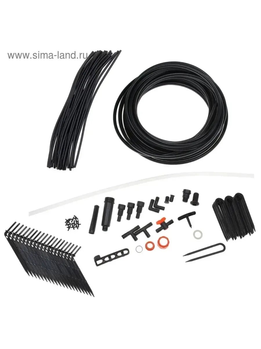 Комплект для капельного полива от емкости, на 30 растений