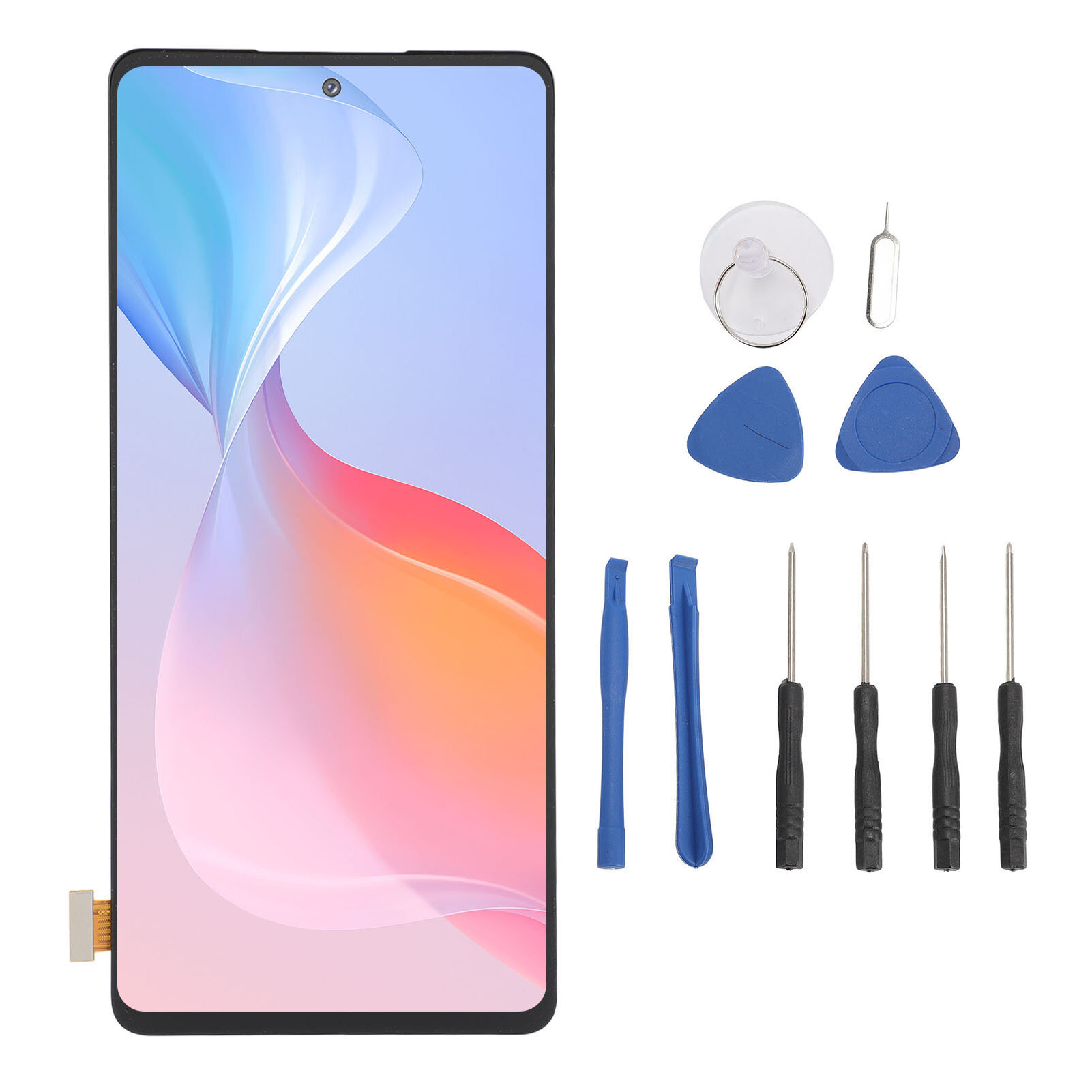 Screen Replacement for Galaxy S20 FE 5G Phone 6.5 Inch TFT LCD Display Touch Digitizer Assembly with Repair Tools SM G781U1 DS G781A G781W