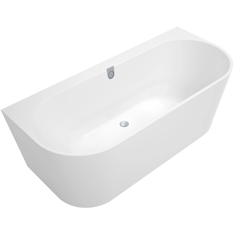 Квариловая ванна Villeroy&Boch Oberon 2.0 180x80 UBQ180OBR9CD00V-01 без гидромассажа (слив-перелив в комплекте)