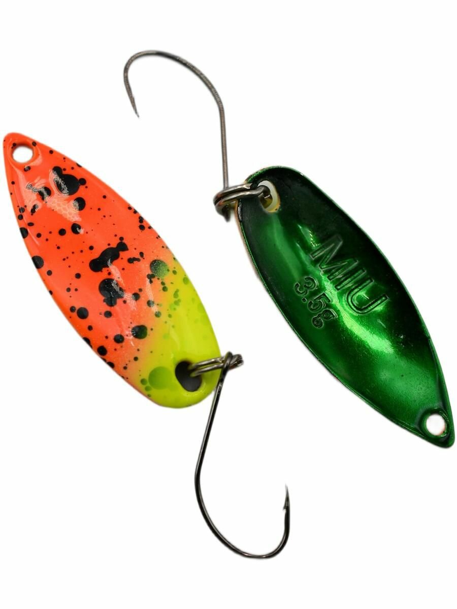 Блесна форелевая MIU Forest 3.5g микро колебалка ультралайт для спиннинга на форель, окунь, голавль, жерех, хариус, щуку, красноперку/ колеблющиеся блесна