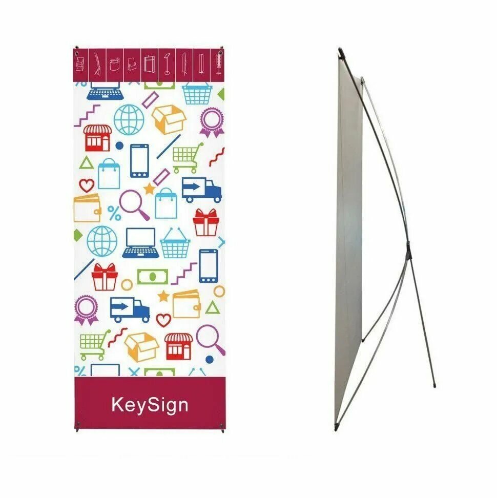 Мобильный стенд Х- баннер