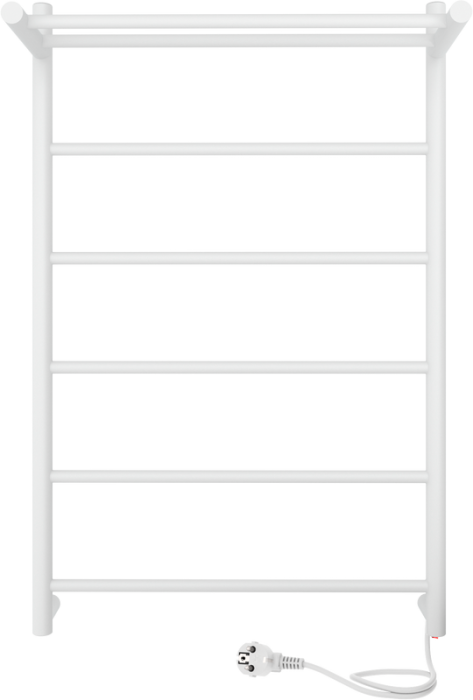 Полотенцесушитель электрический Indigo Line LСLE80-50WMPR с полкой, белый матовый