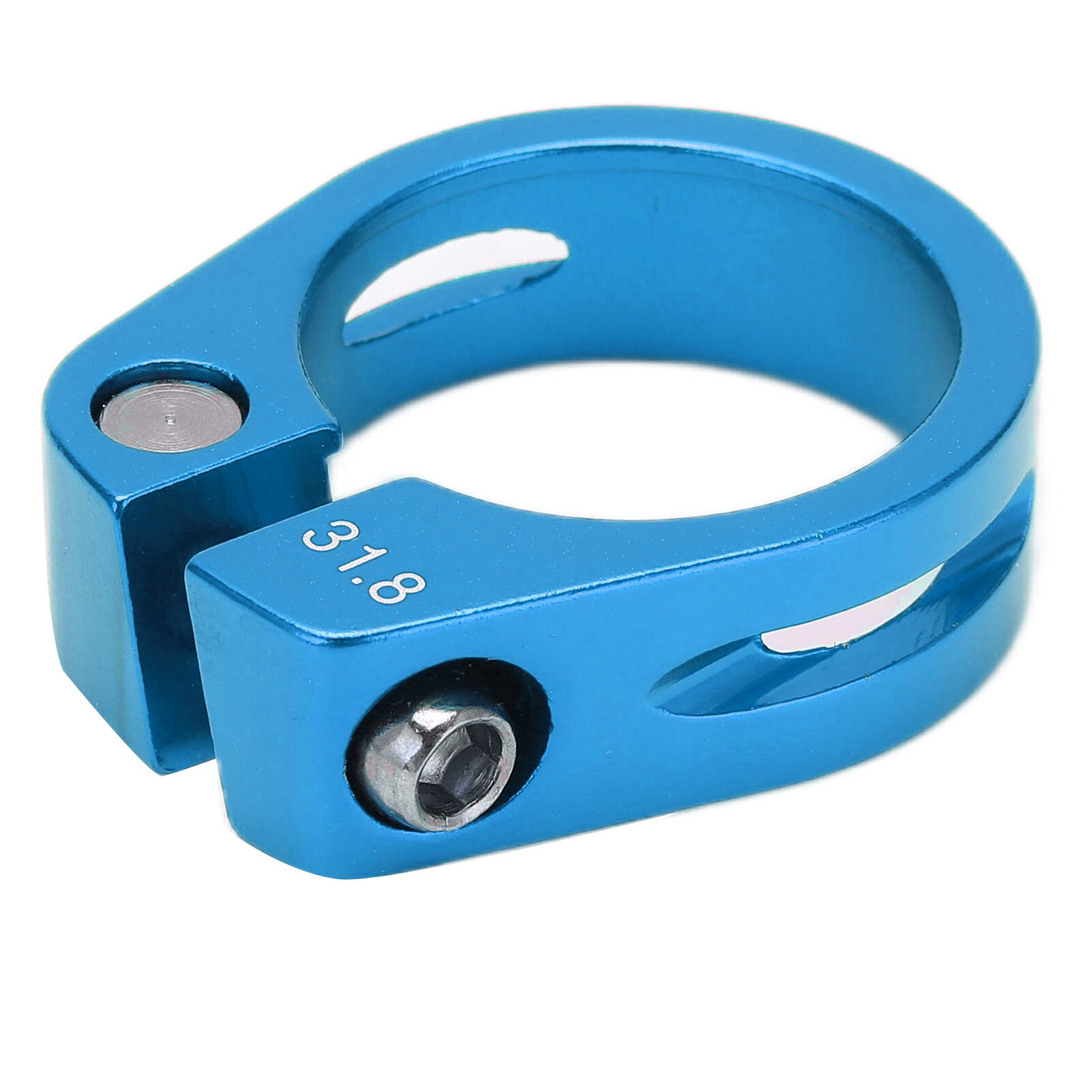 Зажим для подседельной трубки из алюминиевого сплава, замок подседельного штыря для горной дороги, Blue