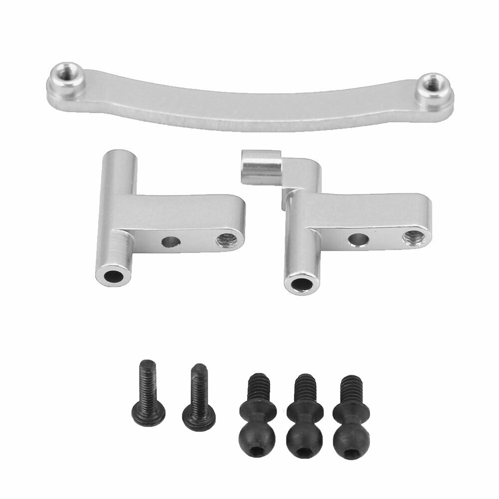 Комплект крепления сервопривода из алюминия для FS Monster Truck 1/18, серебристый