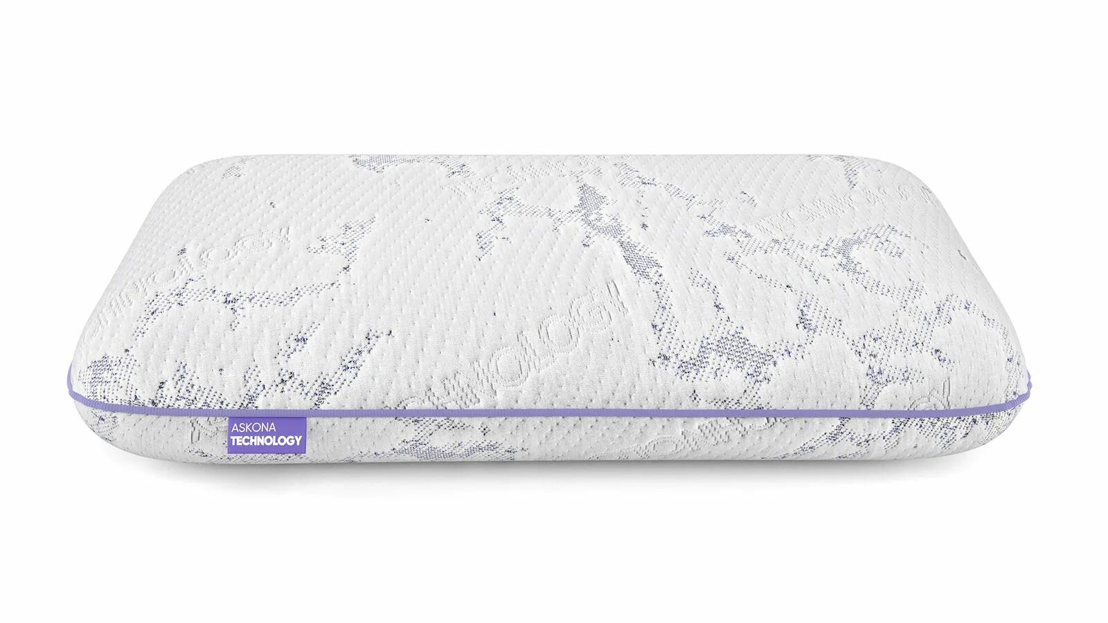 Подушка Askona "Alpha Technology 2.0", анатомическая, гипоаллергенная, эффект памяти, 38x60 см