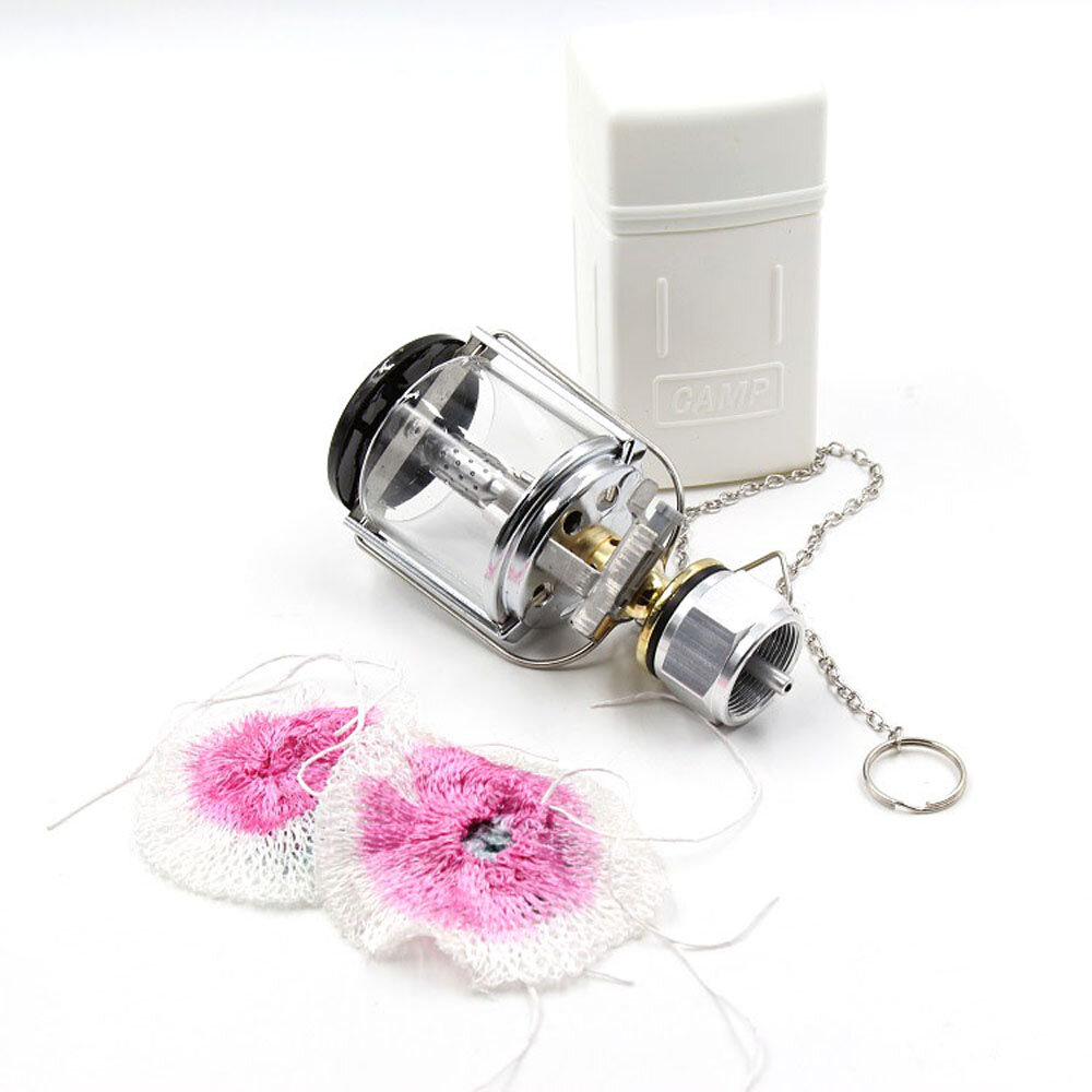 Фар для кемпинга газовый свет для кемпинга уличная лампа с пьезо-зажиганием с 2 медными каплями для фонаря ящик для хранения материал нержавеющая сталь нейлон медь мощность 600Вт размер изделия 60*60*100мм размер упаковки 70*70*150мм вес упаковки 230г