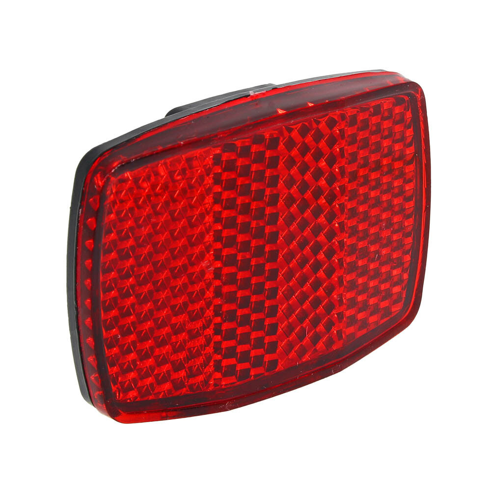 Отражатель (катафот) 5.3х3.8см, пластик, красный. Товар уцененный