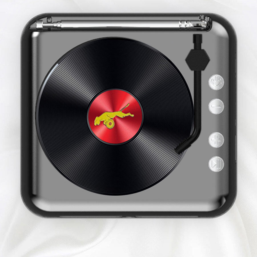 Проигрыватель виниловых пластинок, портативный проигрыватель винила с встроенными динамиками, классический проигрыватель