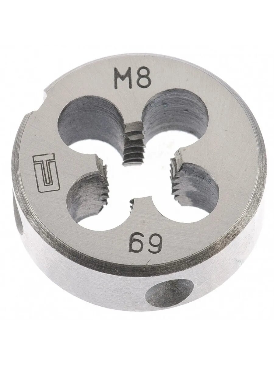 Плашка М8 х 1.25 мм, СИБРТЕХ, 77020