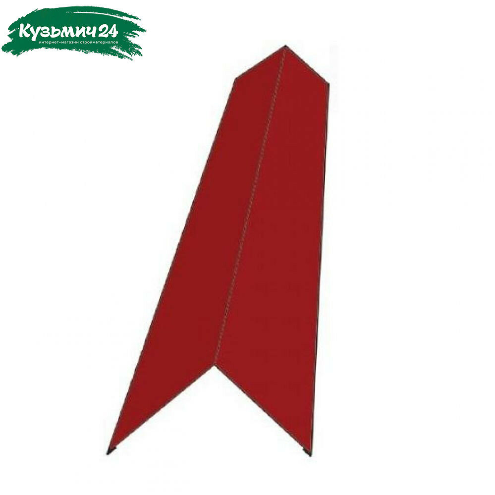 Конек цветной с рисунком 2.0х20 темная вишня, 1 шт