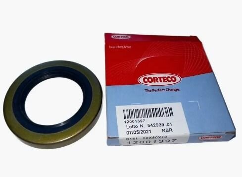 Сальник ступицы ГАЗель передней 50*80*10 в упак./арт.12001397/ CORTECO