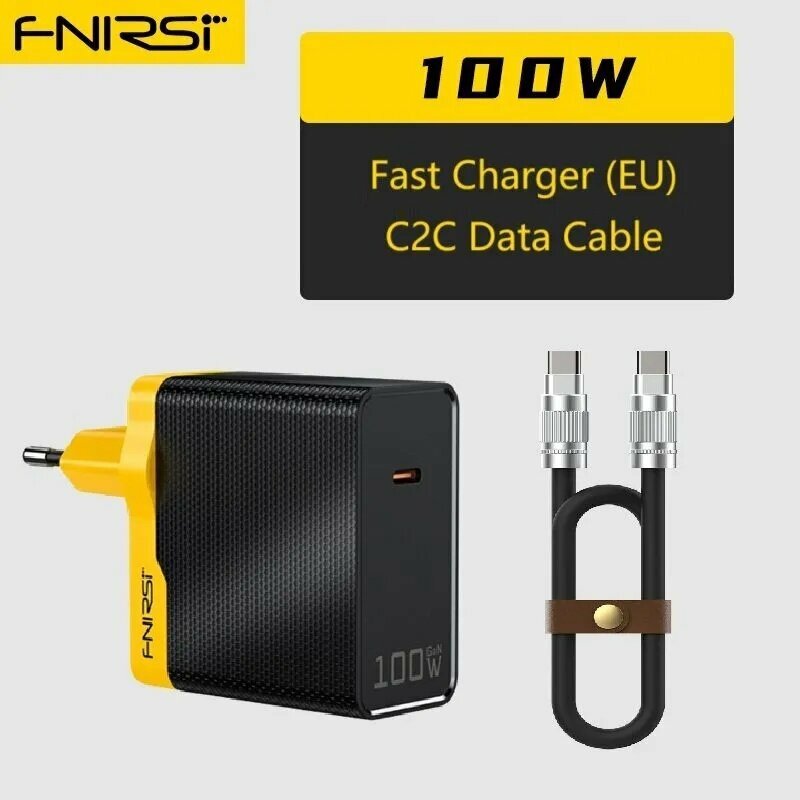 Европейская вилка для зарядки, шнур питания Type-C - Type-C(Устойчивость к высоким температурам) Совпадает с интеллектуальным паяльником FNIRSI HS-02.