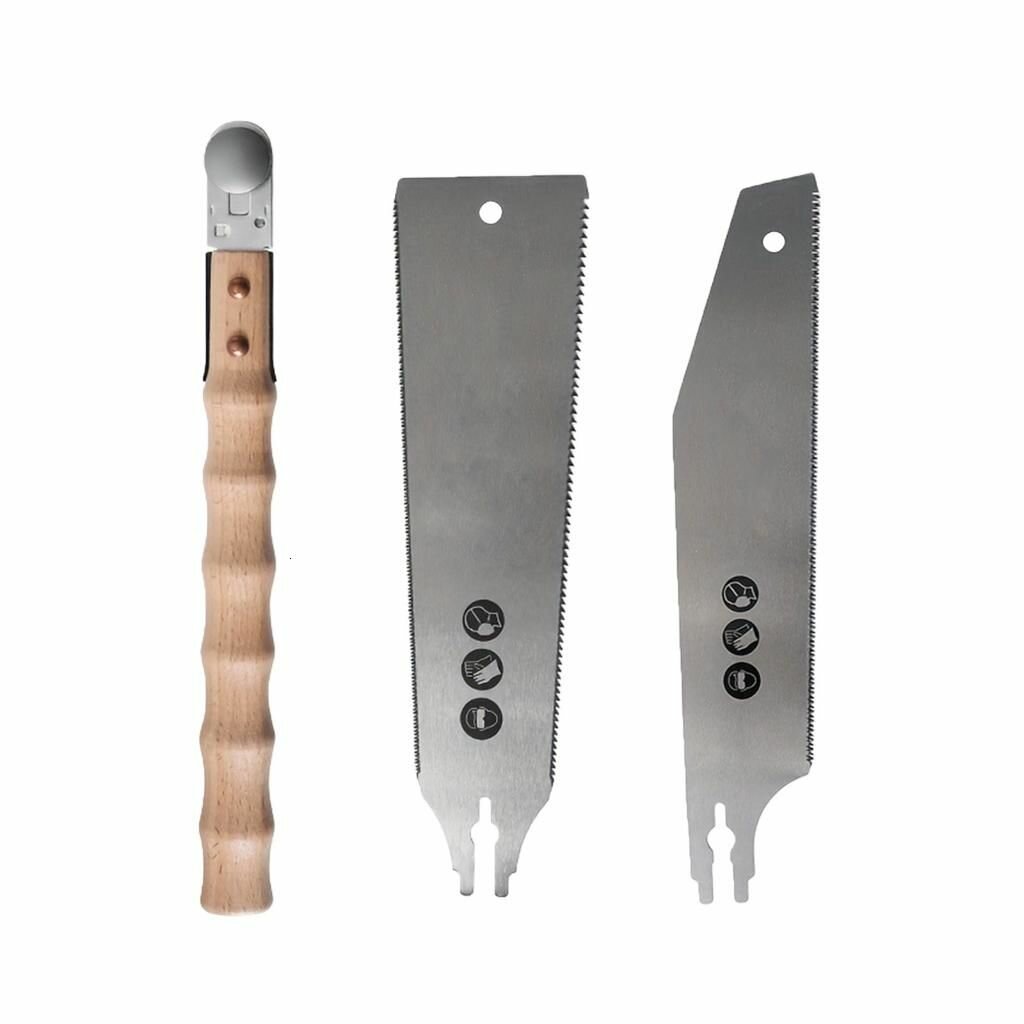 Эргономичный набор двойных ручных пил для удобной резки дерева и металла, - Двусторонняя пила bla
