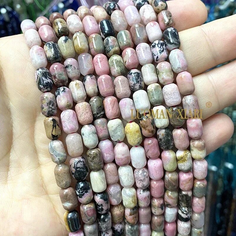 Зеленый изумруд бусины LUOMAN XIARI 6x9 мм