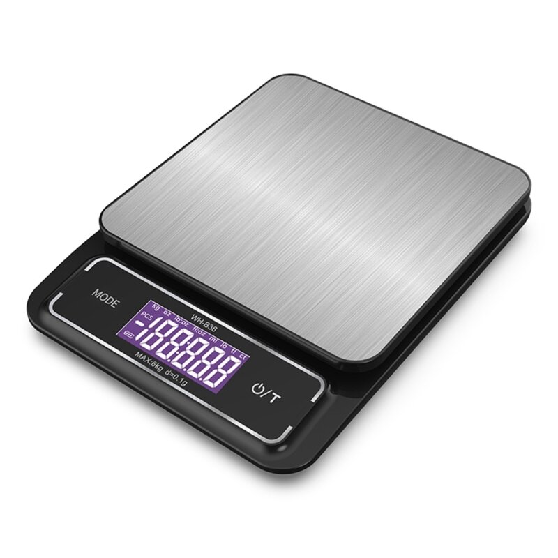Перезаряжаемые, полностью водонепроницаемые электронные весы, платформенные весы, кухонные весы, весы для кофе, точные граммовые весы-10 кг, 1 грамм