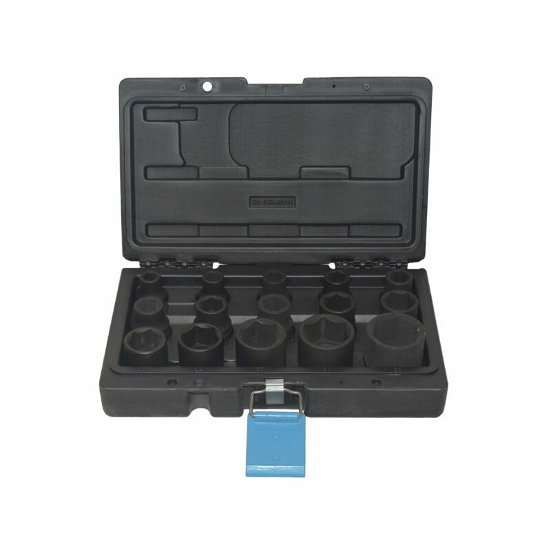 Набор головок ударных 10-32мм 1/2" дюйма шестигранные 15 предметов AIST 4508115 для гайковерта