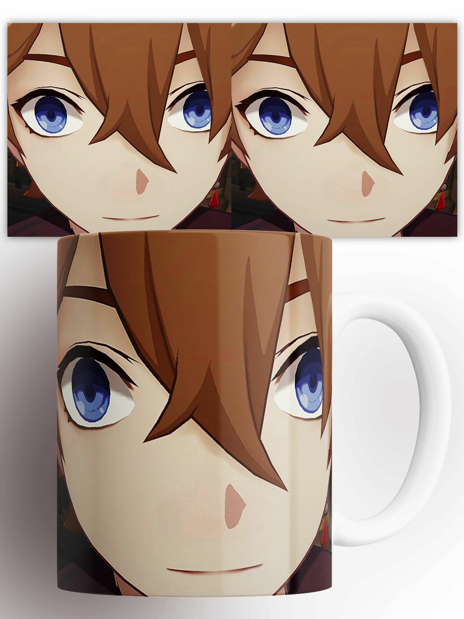 Кружка Геншин Импакт Genshin Impact Тарталья 330мл