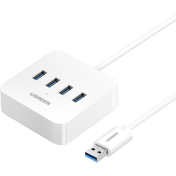 Док-станция UGREEN Z-CR118, 0.5m EU, цвет porcelain white