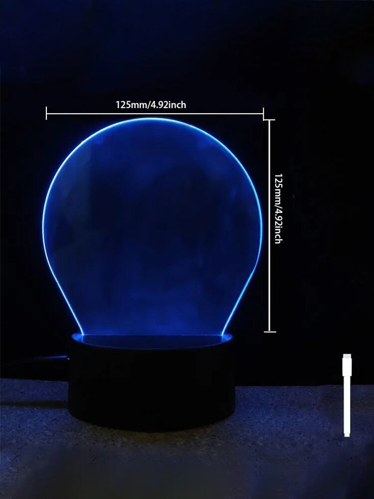 Ночной светильник/RGB/ Ночник с маркером для рисования светодиодный
