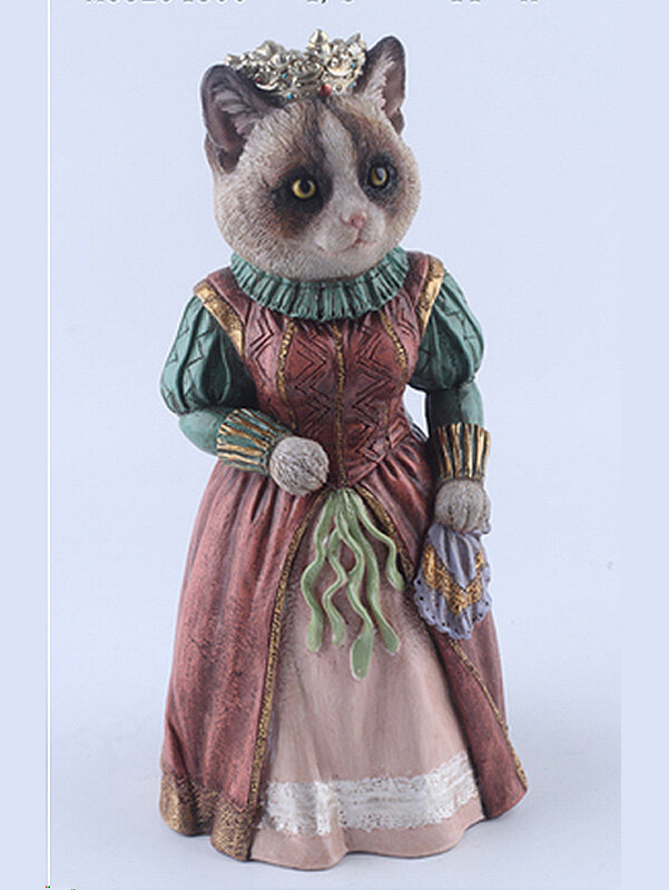 Фигурка MAGIC ART "Кошка с диадемой", полистоун, цвет разноцветный, высота 28см
