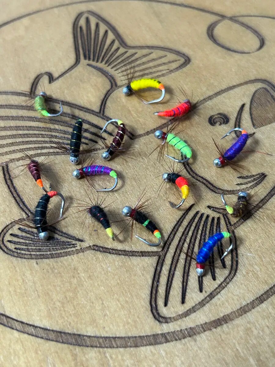 Набор мух на хариуса и ленка, 15 шт