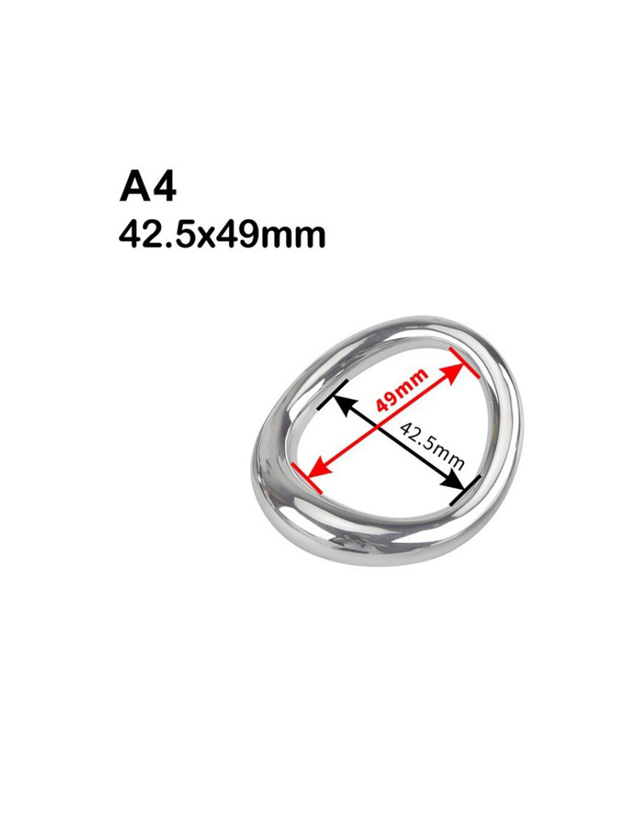 Изогнутое кольцо-фиксатор спермы, кольцо для пениса из нержавеющей стали