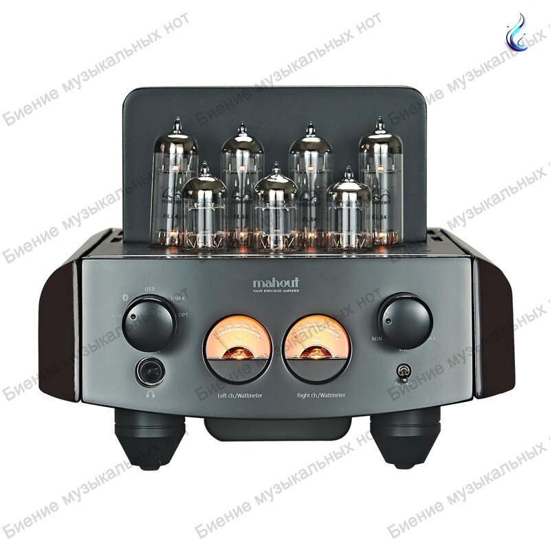 Hi-Fi ламповый усилитель мощности, Mahout E15i, Bluetooth, оптический и коаксиальный ламповый усилитель