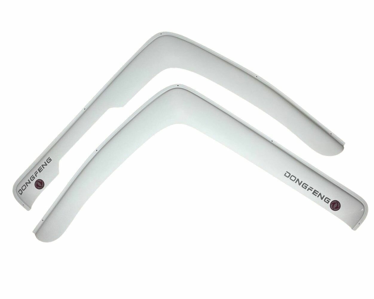 Дефлектор двери (ветровики) с лого на DONGFENG GX, (Белые)