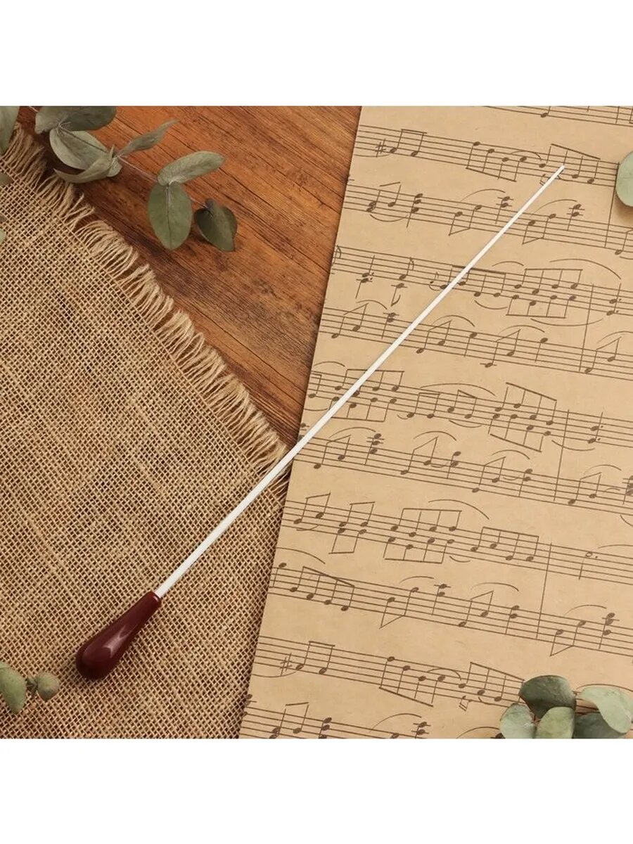 Дирижерская палочка Music Life, 38,5 х 2 см, красная ручка