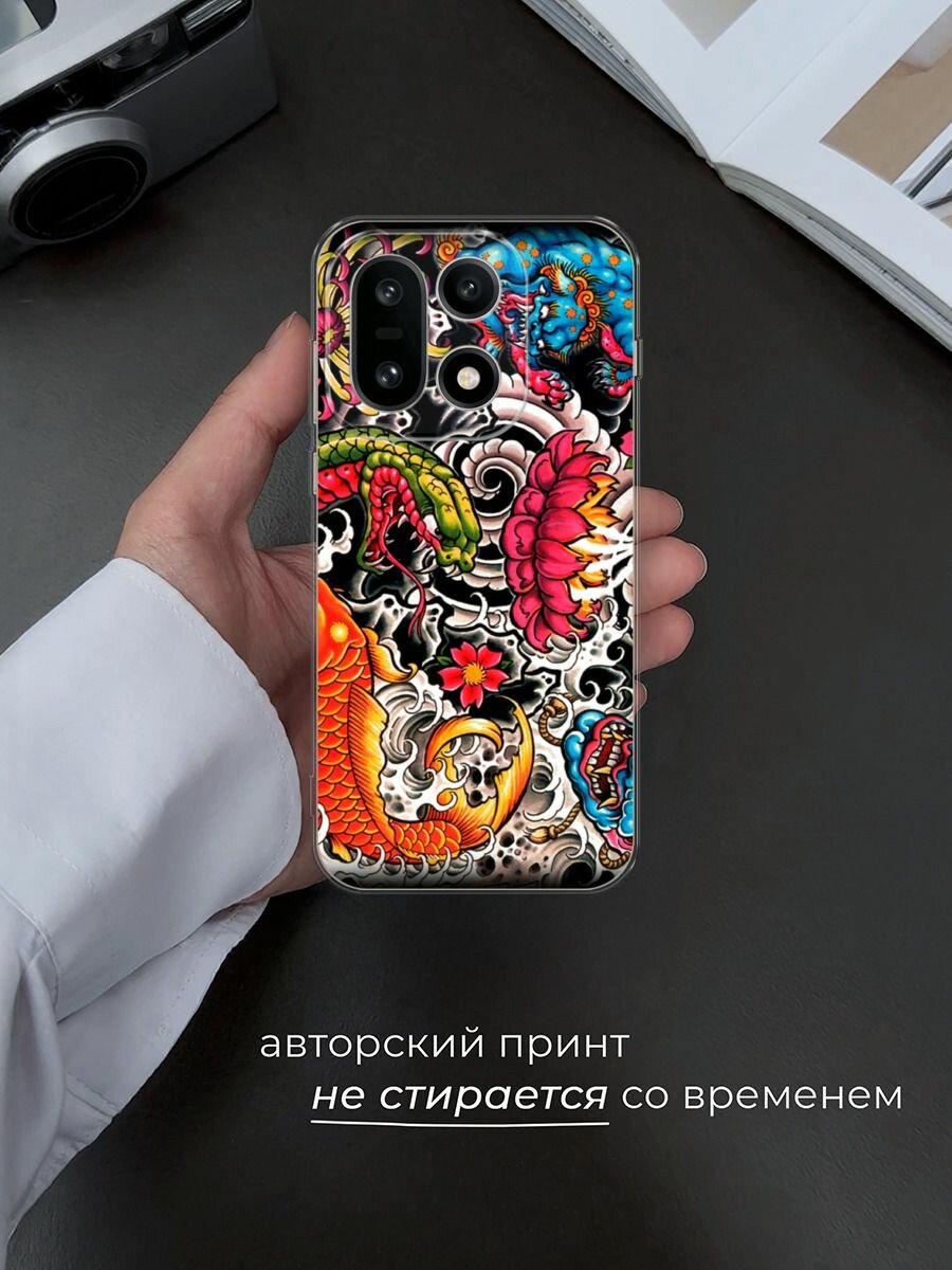 Чехол на OnePlus 15 / Ван Плас 15 с принтом Японское искусство — фото 1