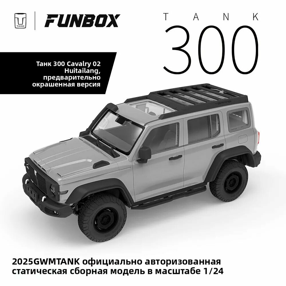 FB24002H Great Wall Motors Iron Cavalry 02, предварительно окрашенная серая версия (сборка без клея)