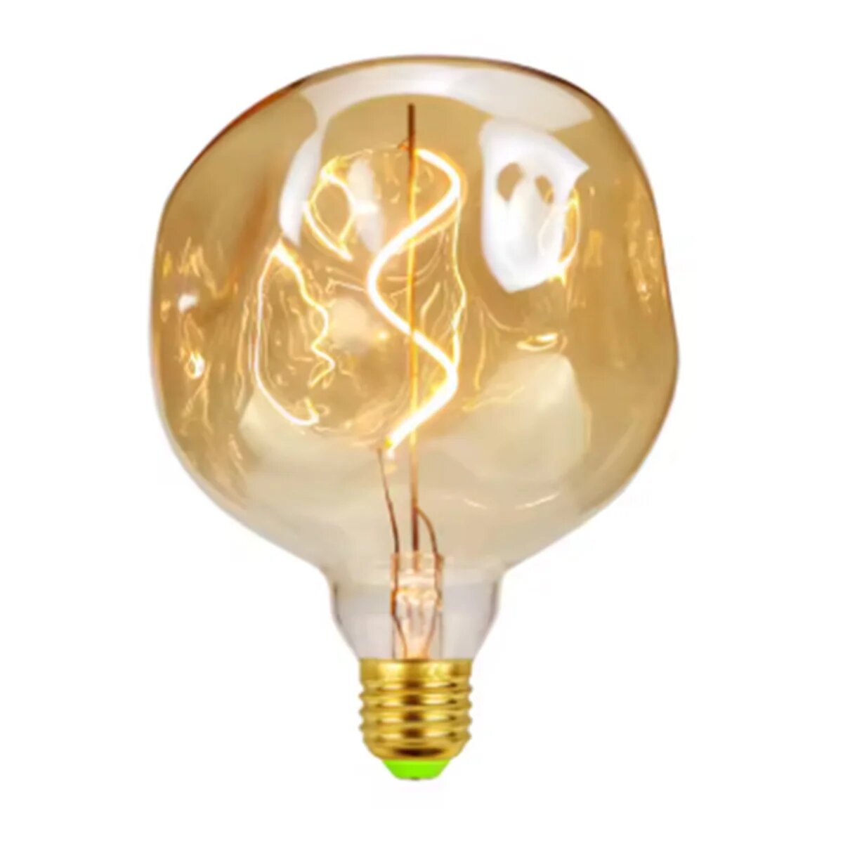 N84R E27 Винтажная светодиодная лампа 4 Вт 220 В с регулируемой яркостью, большая каменная лампа специальной формы, декоративная лампа для фестивальных мероприятий, золото