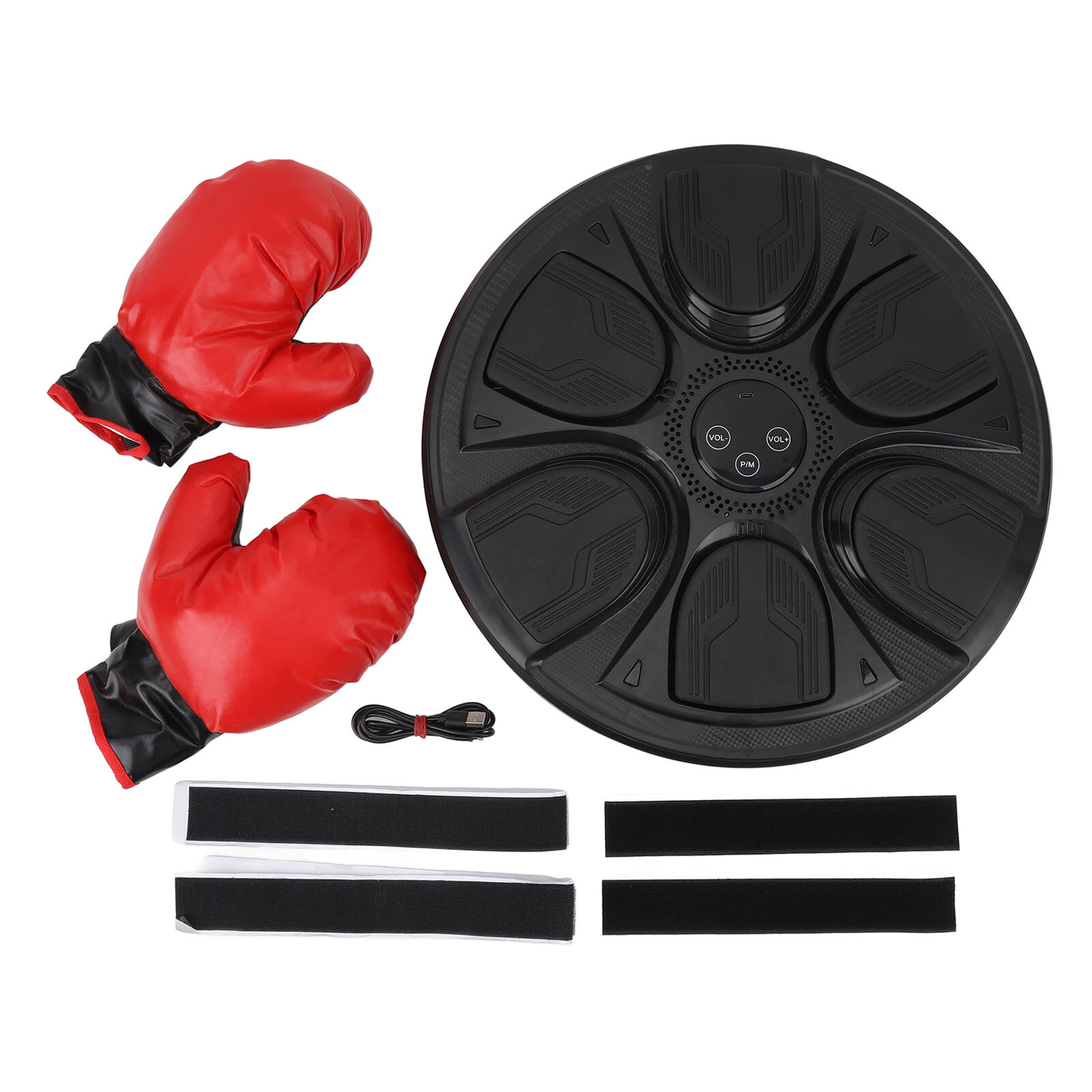 Music Boxing Machine with Gloves Wall Mounted Smart Bluetooth Trainer Electronic Target Workout Punching Equipment