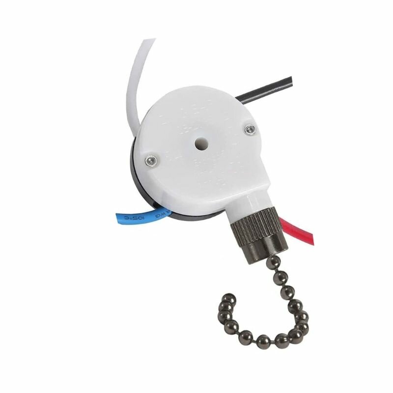 3-ступенчатый 4-проводный переключатель регулировки скорости потолочного вентилятора-208S черного никелевого цвета