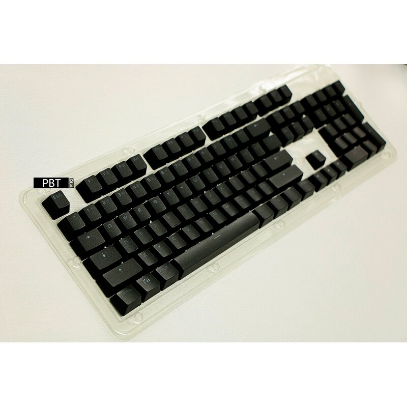 Кейкапы PBT полупрозрачные 87/104 клавиши, QWERTY, с пробелом, для Doga K320WR, K35i, Aihao Stone FE, Rapoo Wolf Spider