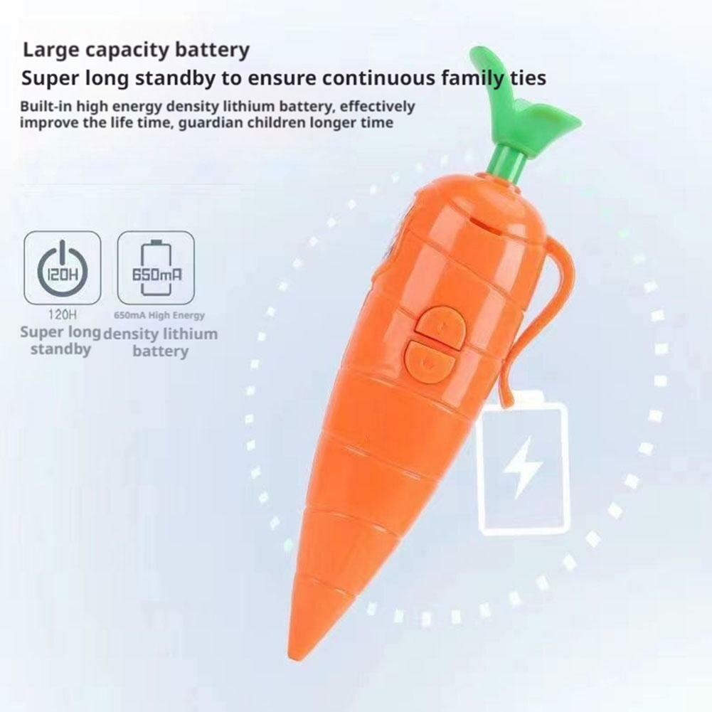 60-секундный голосовой recorder с воспроизведением, ручка-диктофон в форме моркови